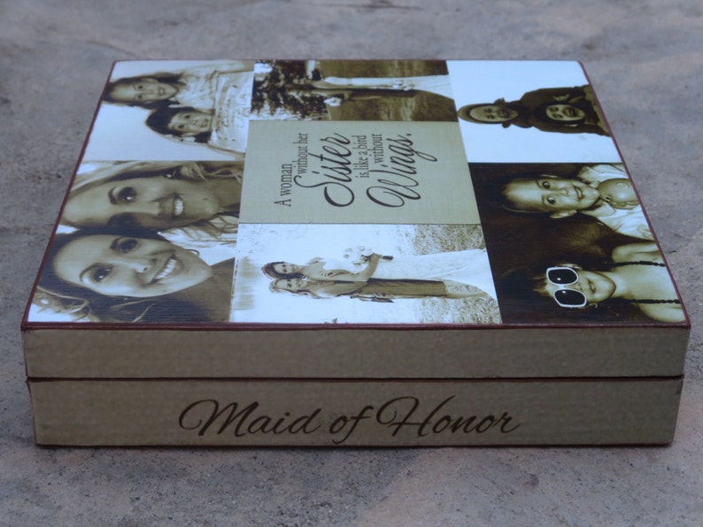 Unique Maid of Honor Gift Sister Gift Personalized Keepsake | Etsy
