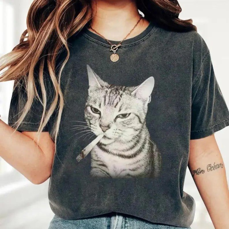 Funny Meme Cats Tshirts - Etsy