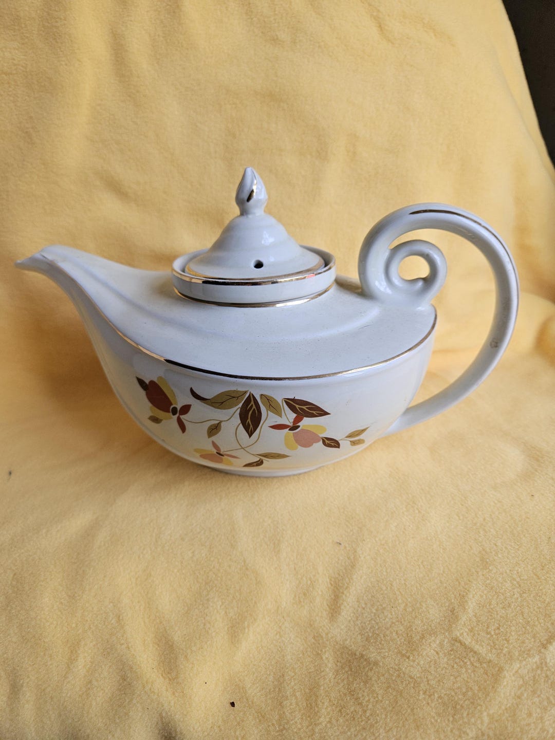 Hall China for Jewel Tea Company "aladdin" Teapot With Infuser and Lid ...