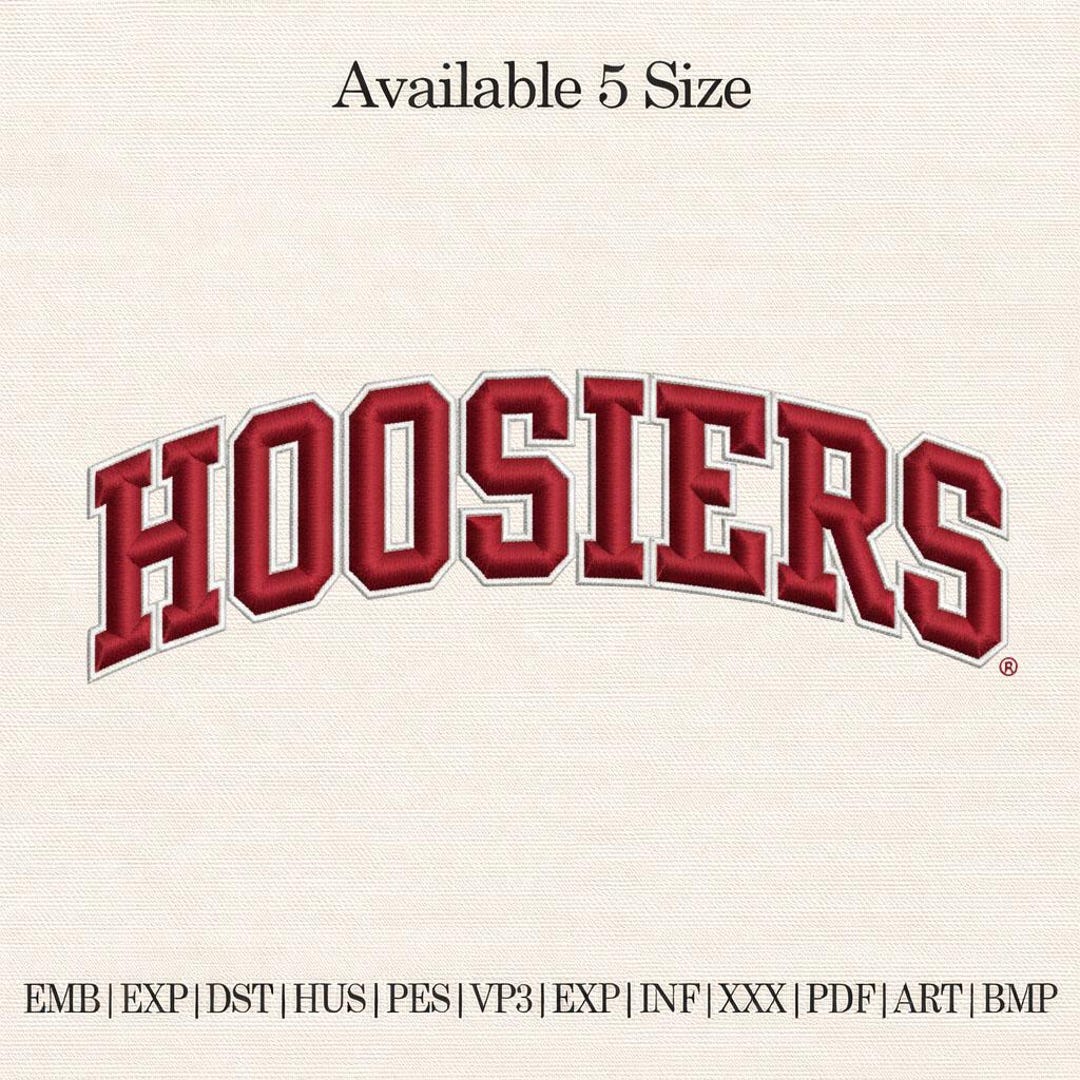 Arched Varsity Letter Embroidery Design, College Style Satin Stitch ...