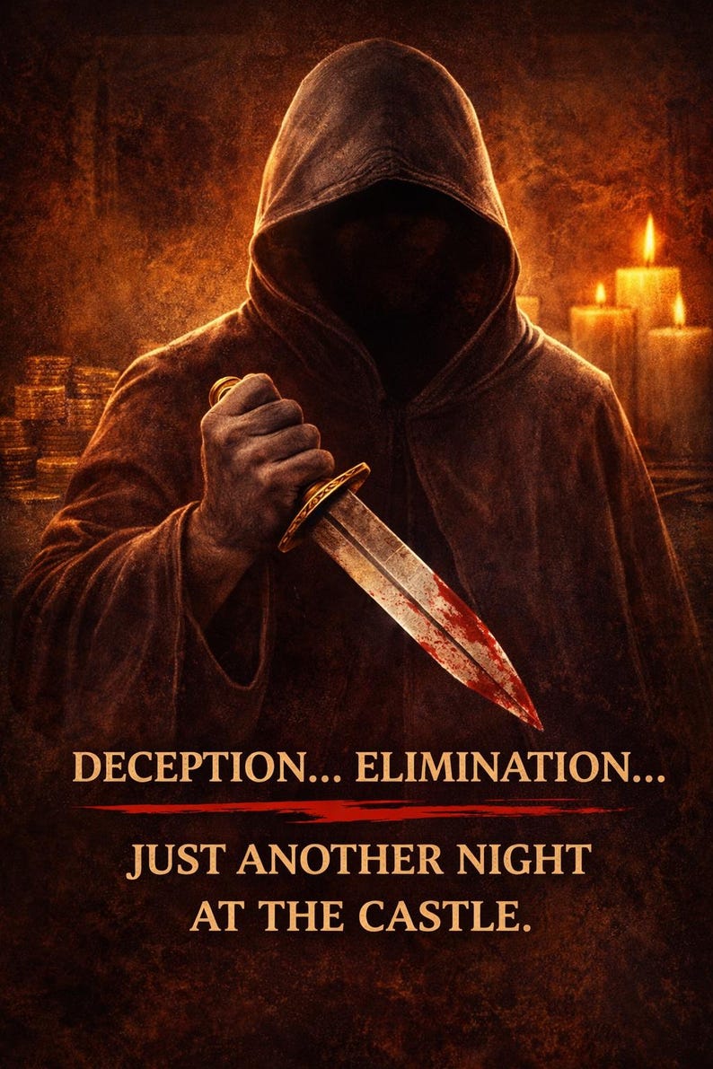 Traitor Party Game Printable | Mystery Game | Social Deduction ...