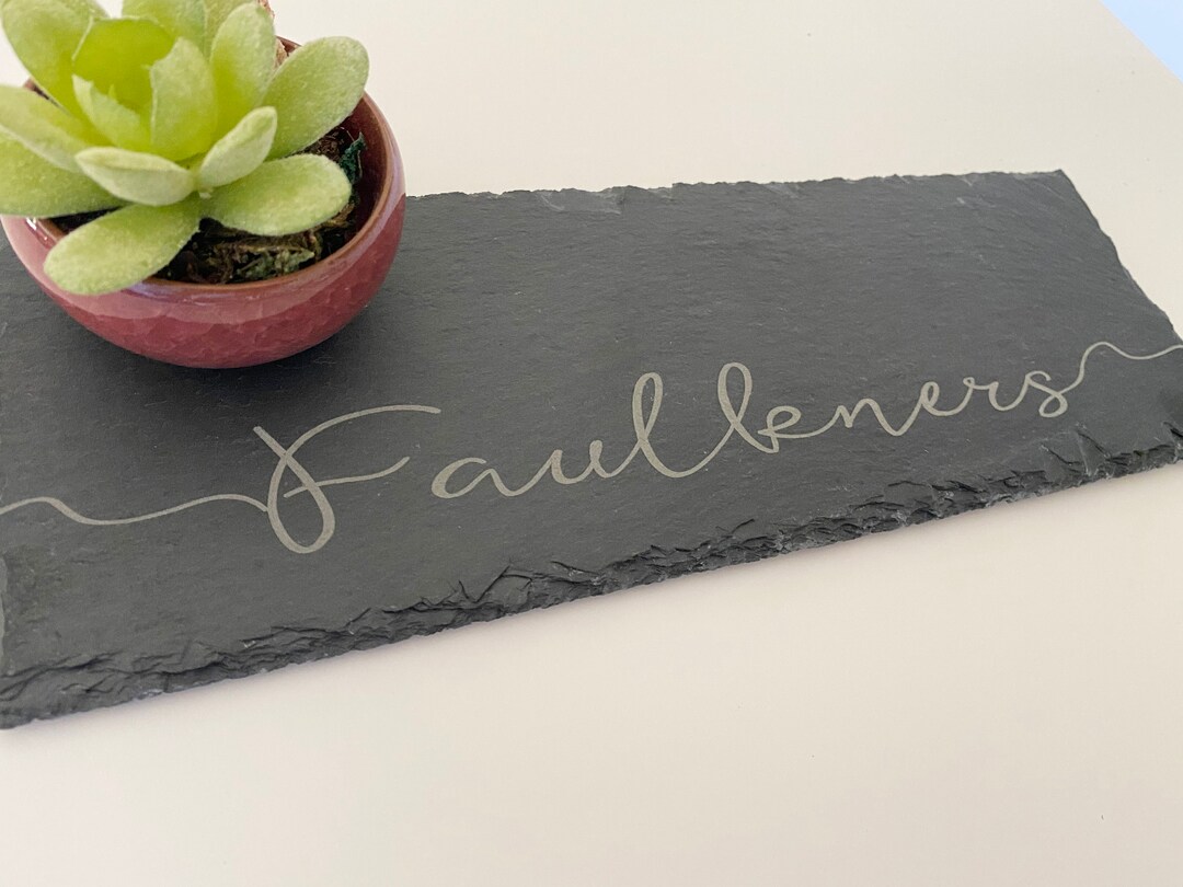 Custom Slate Board, Personalized, Engraved Serving Board, Slate Cheese ...