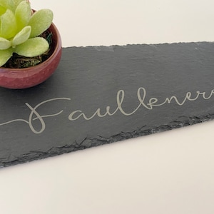 Custom Slate Board, Personalized, Engraved Serving Board, Slate Cheese ...
