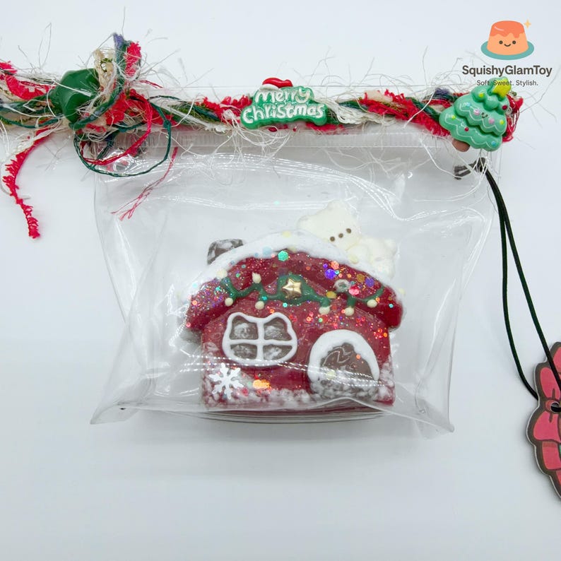 Christmas Gingerbread House Squishy Soft • Sparkly • Cozy Holiday Vibes ...
