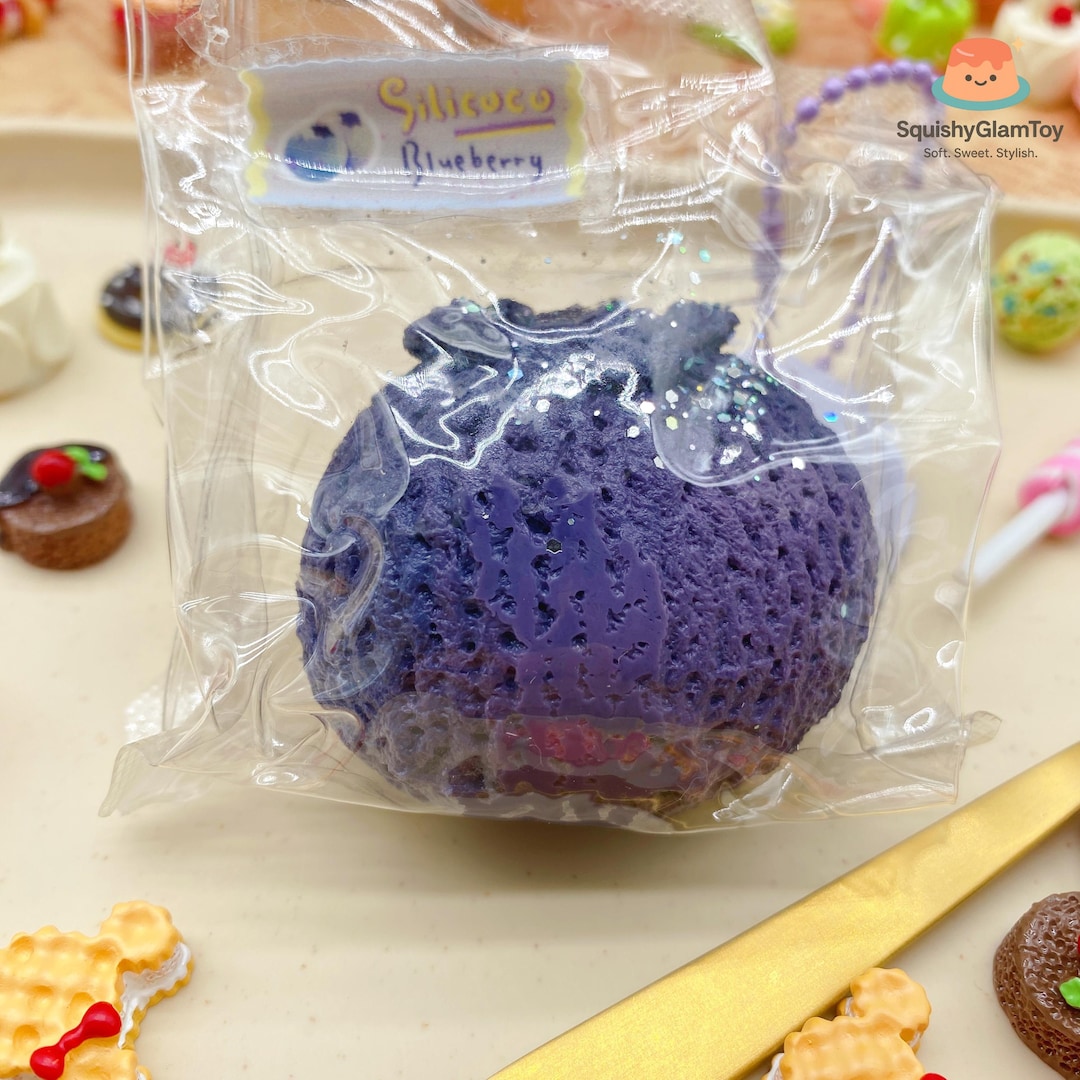 Realistic Blueberry Squishy | Cute Fake Fruit Toy | Stress Relief ...
