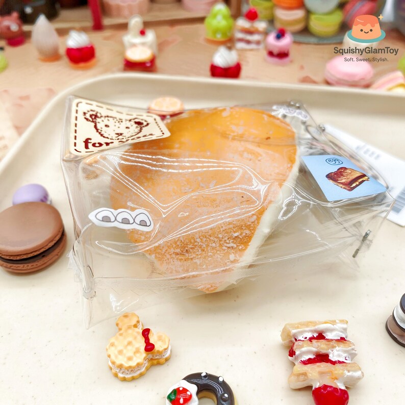 Japanese Butter Bread Squishy– Soft & Slow Rising Kawaii Food Toy ...