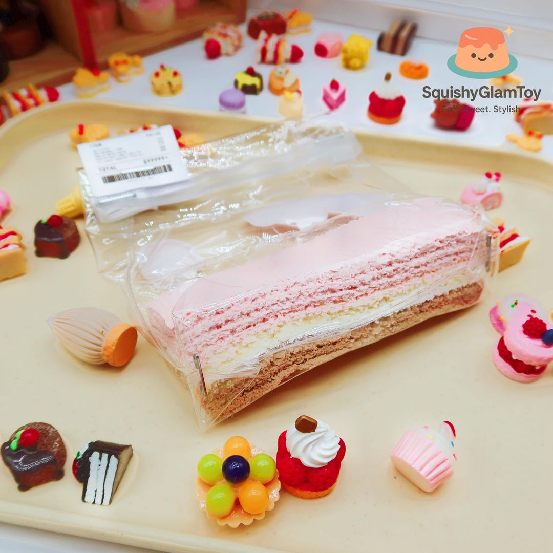 Strawberry Mille-feuille Wafer Squishy – Soft & Slow Rising - Etsy