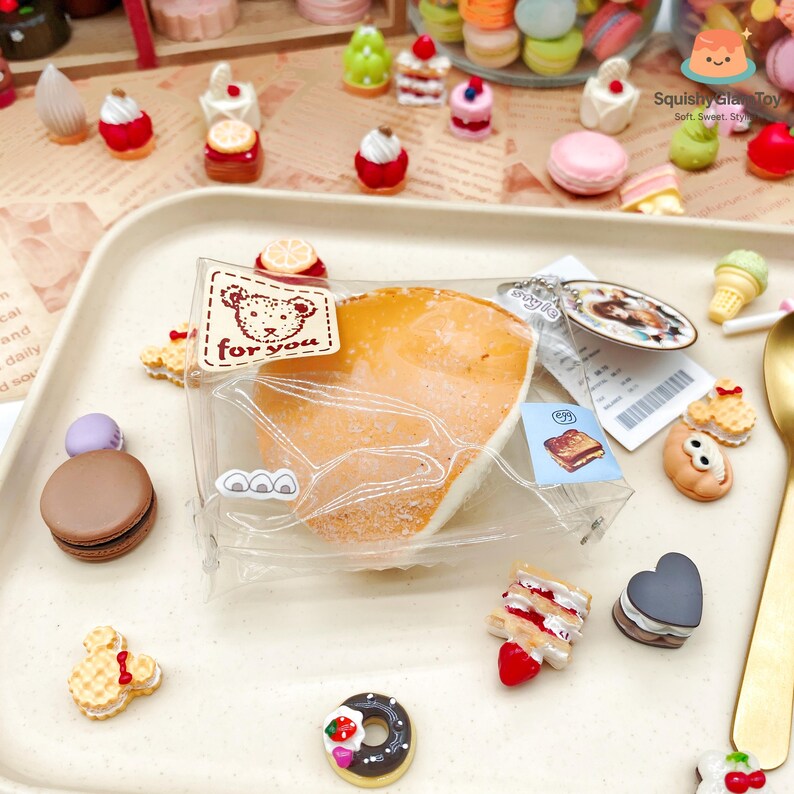 Japanese Butter Bread Squishy– Soft & Slow Rising Kawaii Food Toy ...