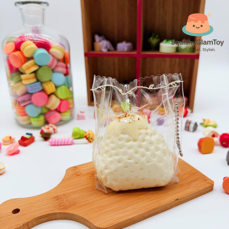 Jumbo Strawberry Cream Puff Squishy | Slow Rising Kawaii Food Squishy ...