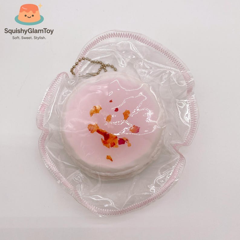 Sakura Pink Squishy Set | 3-piece Kawaii Dessert Squishy Bundle ...