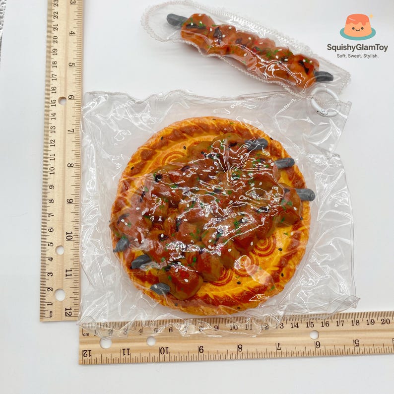 Lamb Kebab Flatbread Squishy Set | Realistic Fake Food | Soft Slow ...