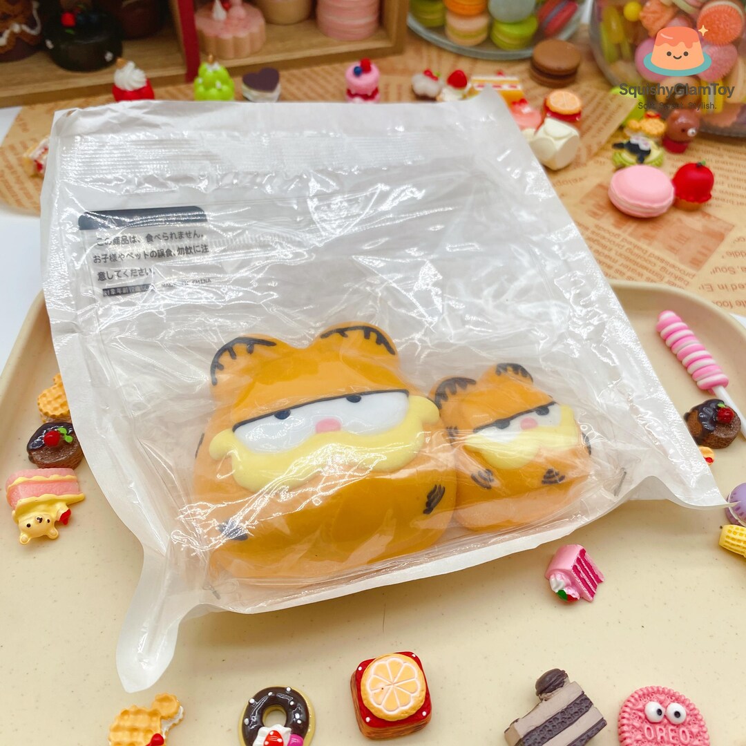 Garfield Cat Squishy Set | Slow Rising Stress Relief Toy - Etsy