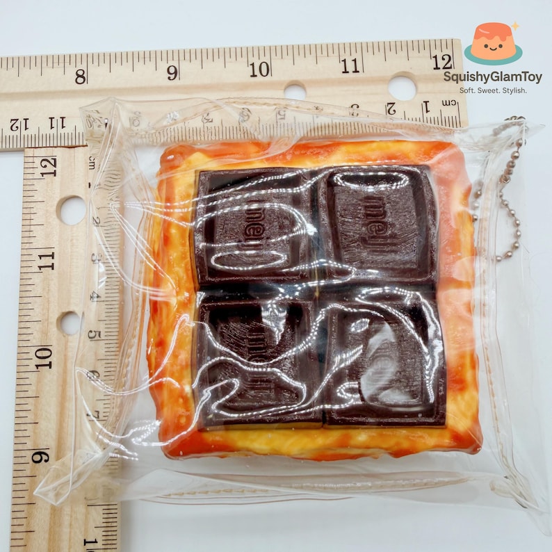 Chocolate Bar Puff Pastry Squishy – Soft & Slow Rise Stress Toy - Etsy
