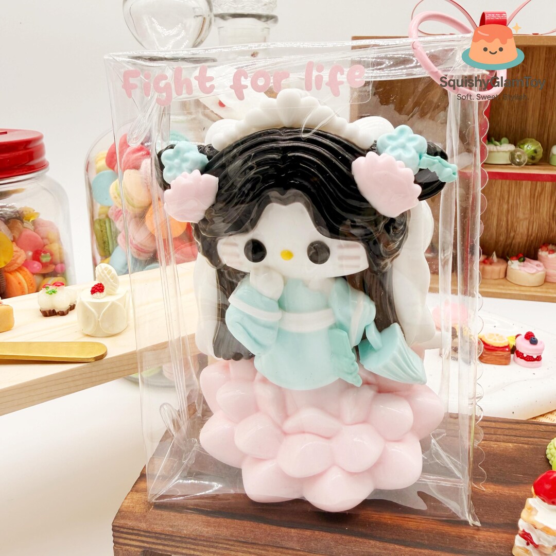 Chang’e Moon Fairy Squishy – Cloud Lotus Goddess Style Soft Stress Toy ...