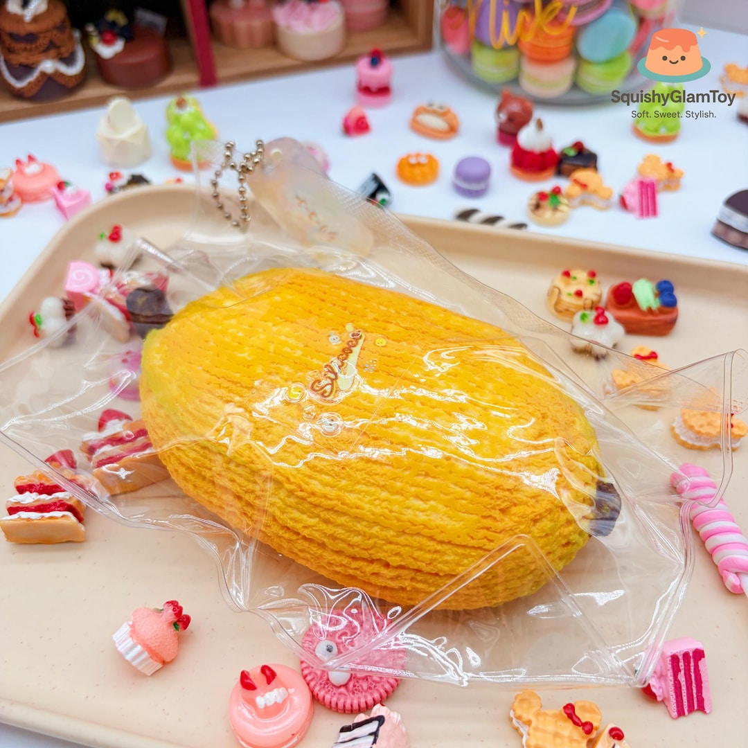 Jumbo Mango Squishy | Realistic Stress Relief Toy, Kawaii Desk Decor - Etsy