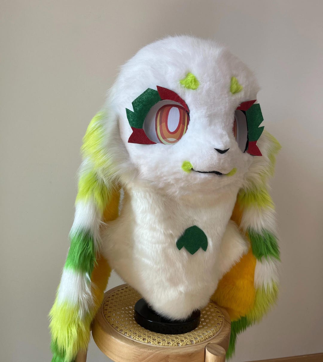 Lop-eared Bunny Premade Fursuit Head, Handmade Kemono Fursona Head ...