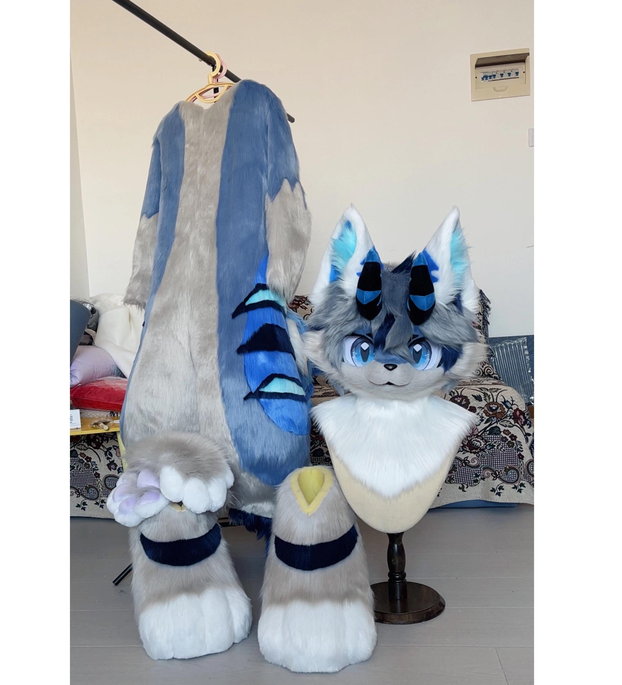 Custom Kemono Fursuit Commission, Fursona Head & Full Suit, Toony ...