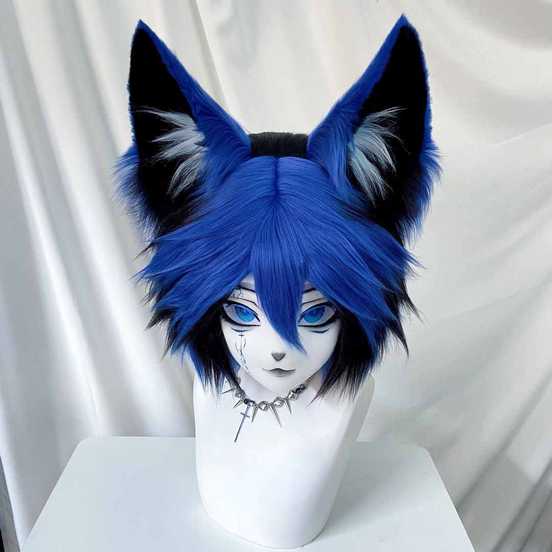 Visual Kei Kigurumi Fursuit Head, Handmade Kig Fursona Head, OOAK ...