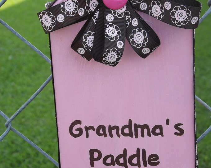 Novelty Spanking Paddle, Padded Paddle for Gift Giving, PINK and BROWN ...