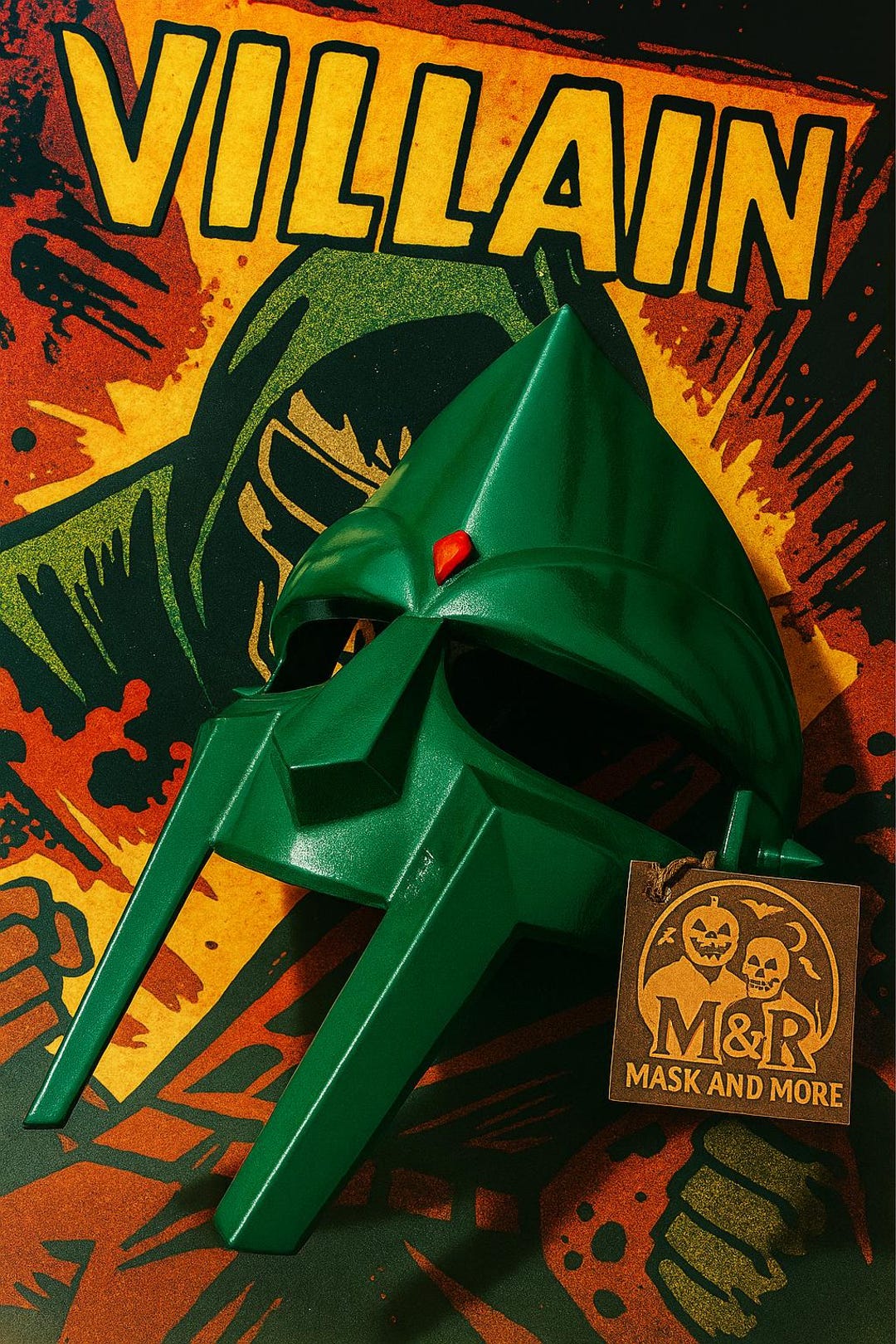 MF DOOM Inspired Mask | Handmade Cosplay Mask | Hip Hop Collector Mask ...