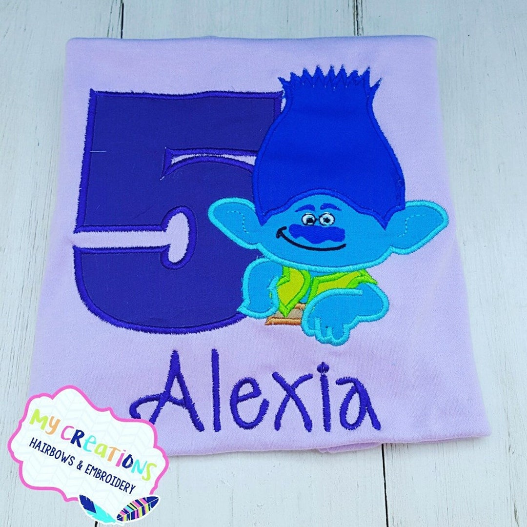 Trolls Birthday Shirt!! Branch Troll** Can Do Any Character - Etsy