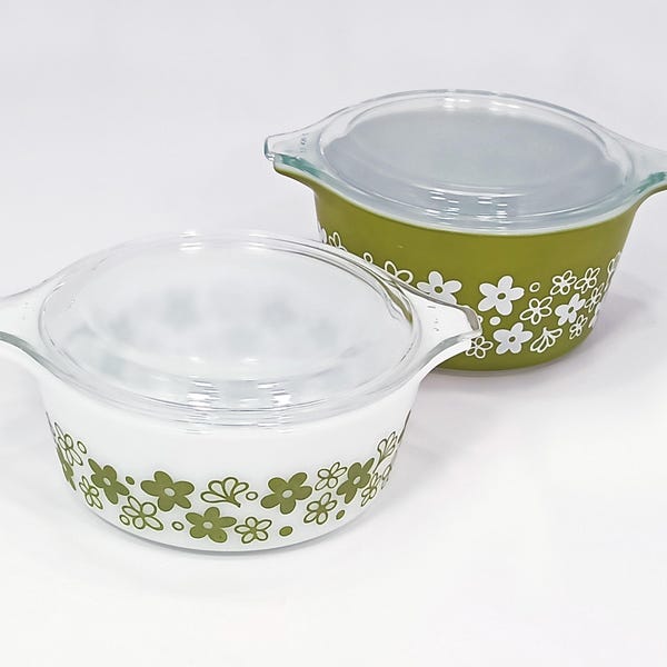 Pyrex Flowers - Etsy
