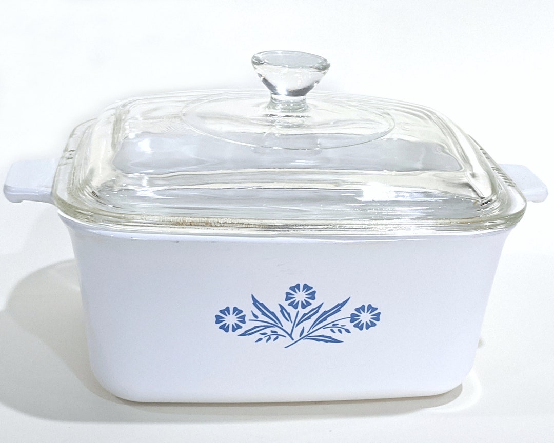 Corningware "cornflower Blue" Loaf Pan 1 1/2 Quart Deep Baking Dish ...
