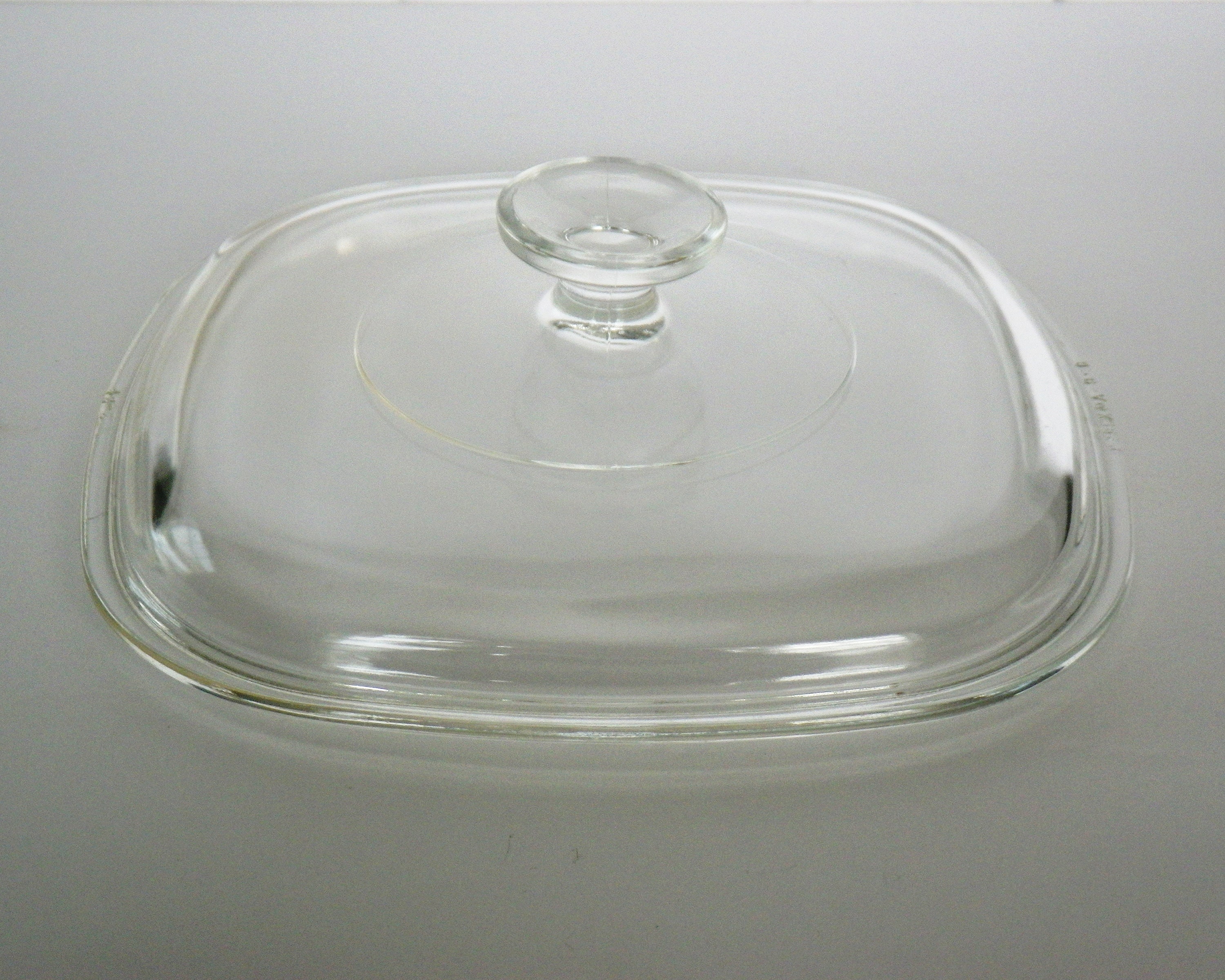 Corningware Glass Lid A-9-C Lid Square Large Knob - Etsy