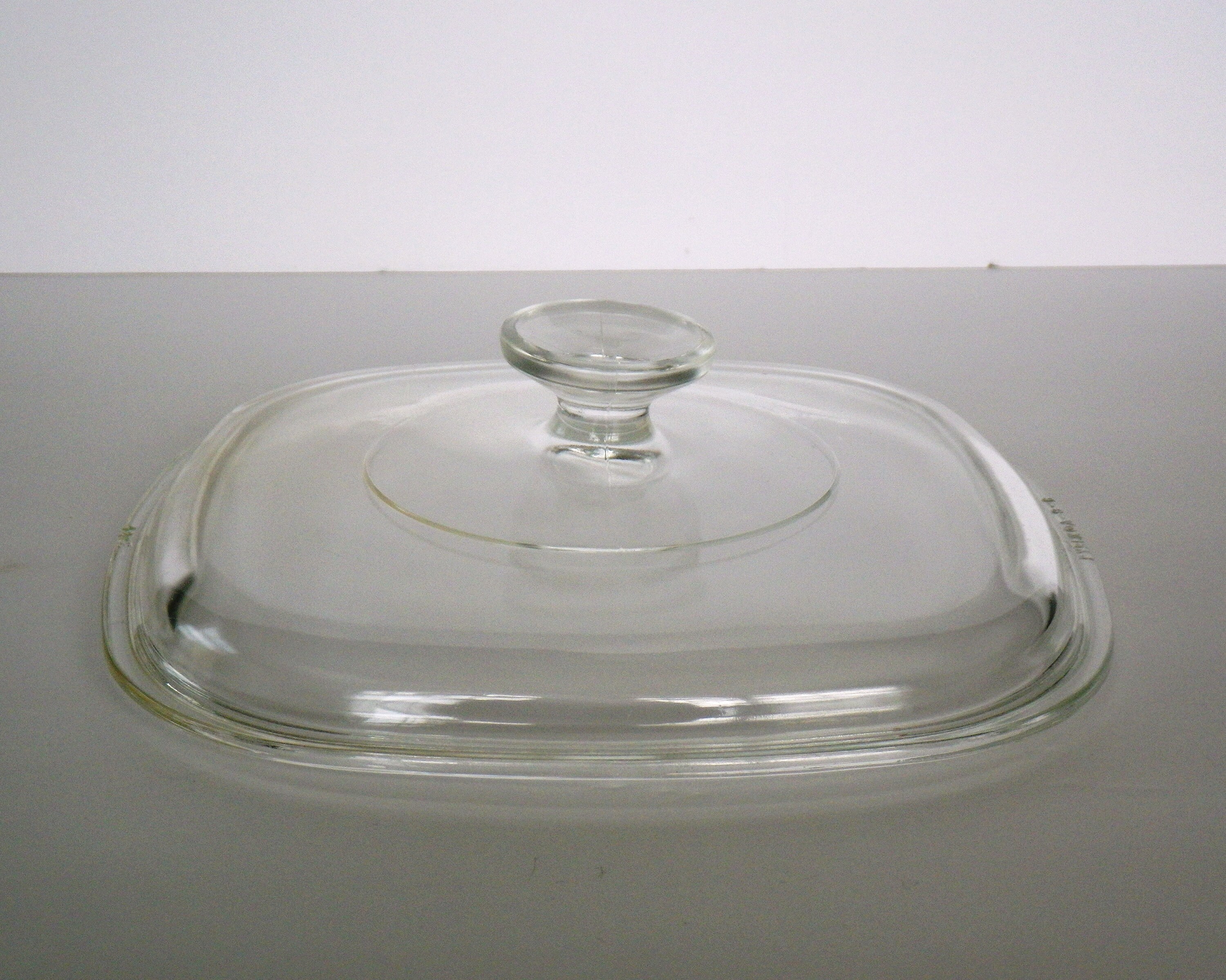 Corningware Glass Lid A-9-C Lid Square Large Knob - Etsy