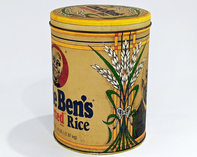 Tin Uncle Ben's® Converted® Rice Tin ©1985 Vintage Replica 1947 Images ...