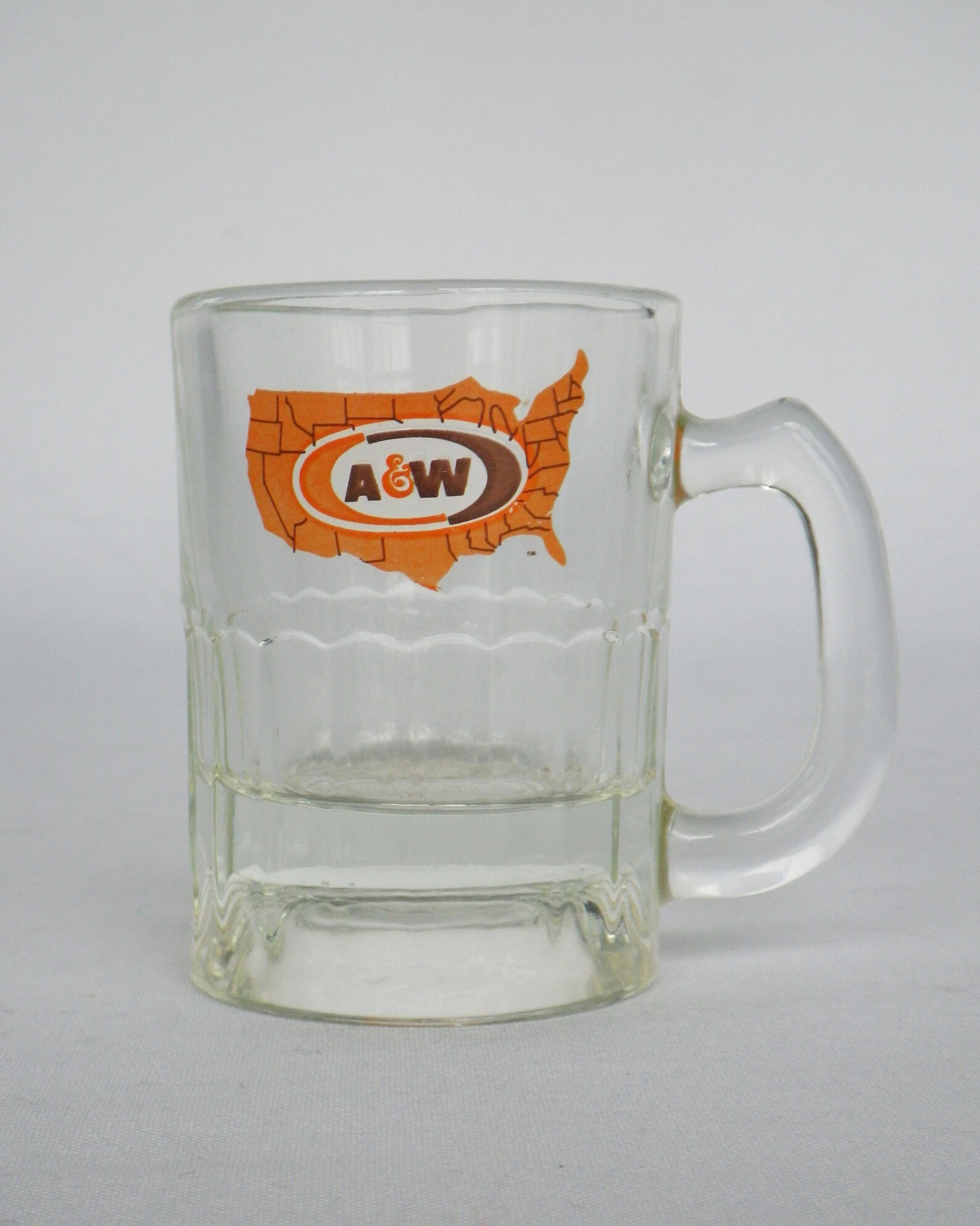 Mug Root Beer A&W® Map™ Logo Miniature Glass Mug 20 Flute Base - Etsy