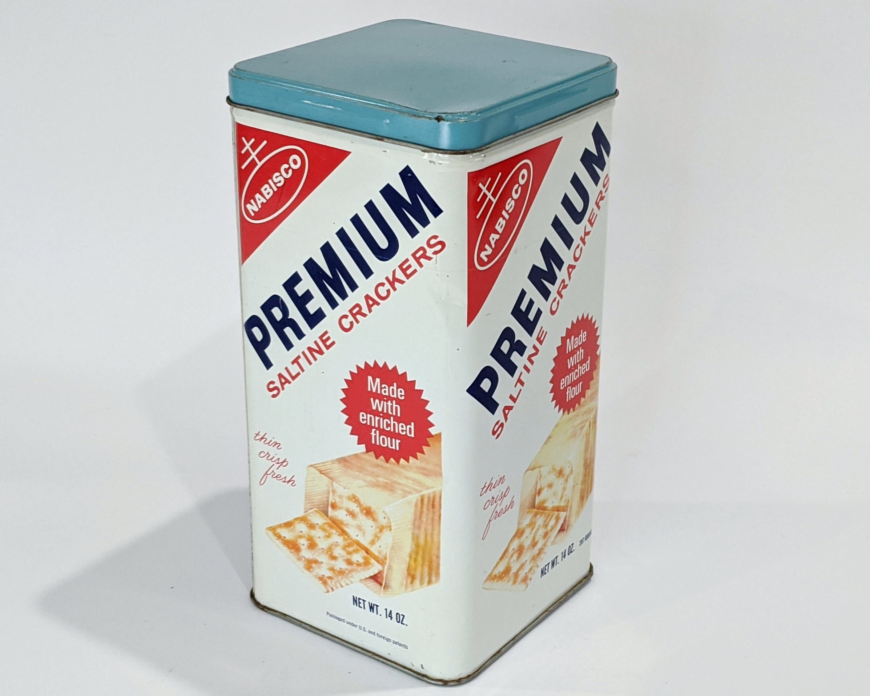 Nabisco® Premium® Saltine Cracker Tin ©1969 Vintage Metal - Etsy