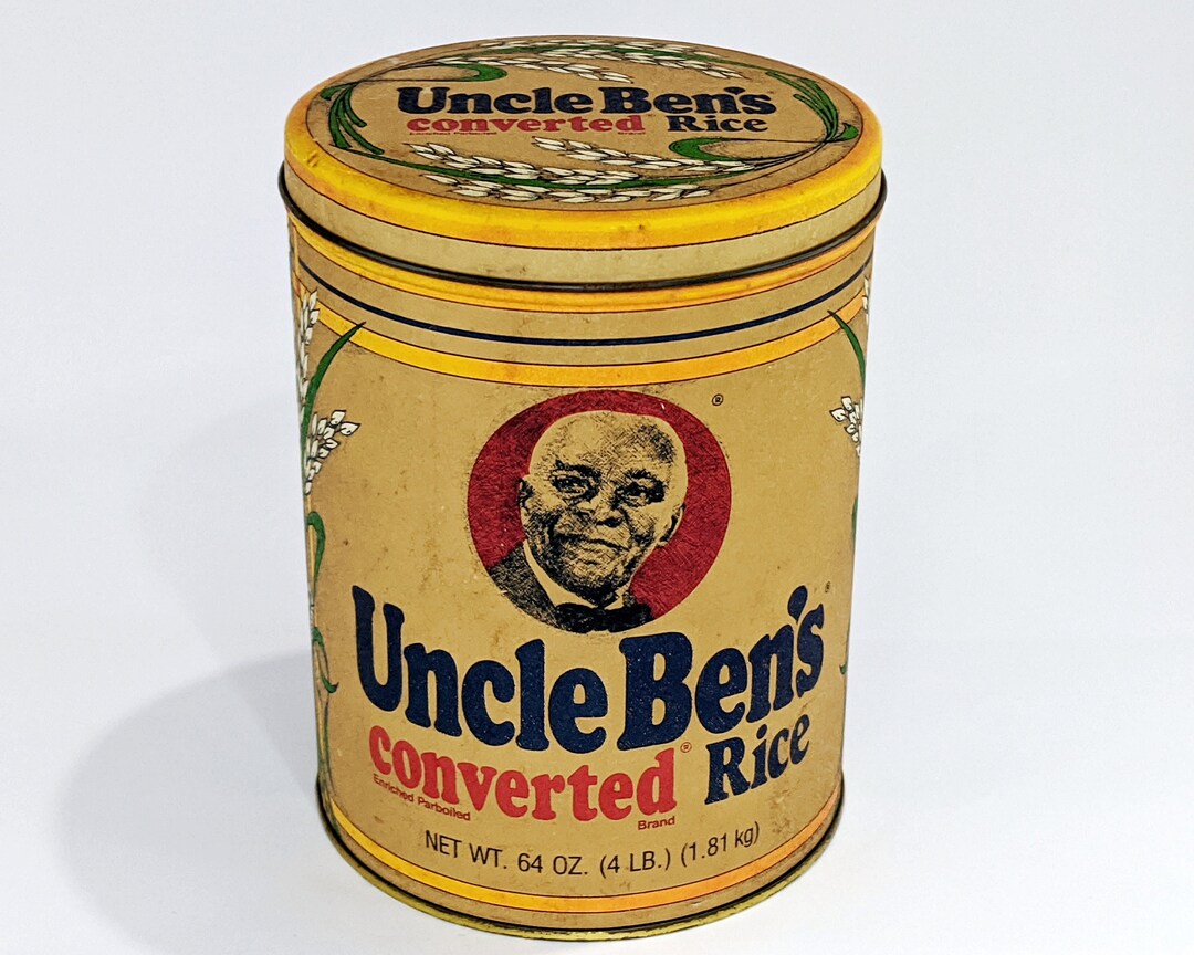 Tin Uncle Ben's® Converted® Rice Tin ©1985 Vintage Replica 1947 Images ...