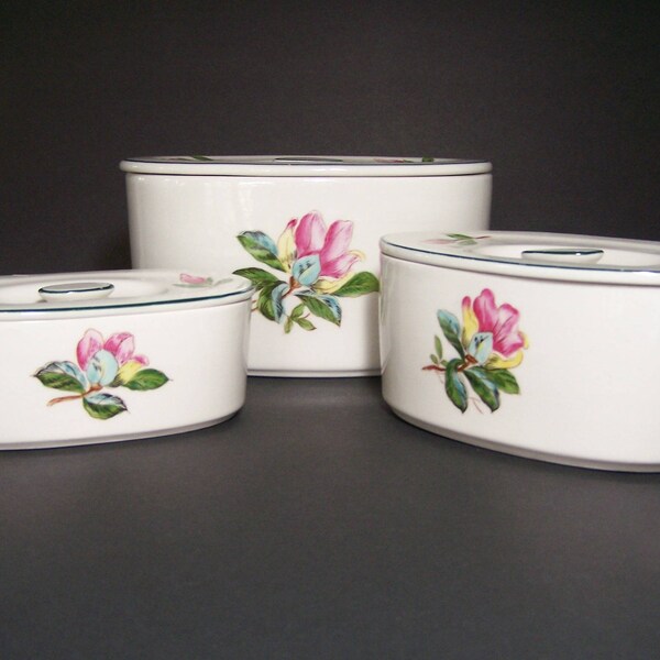 Hand Painted Porcelain Vanity Set - Etsy