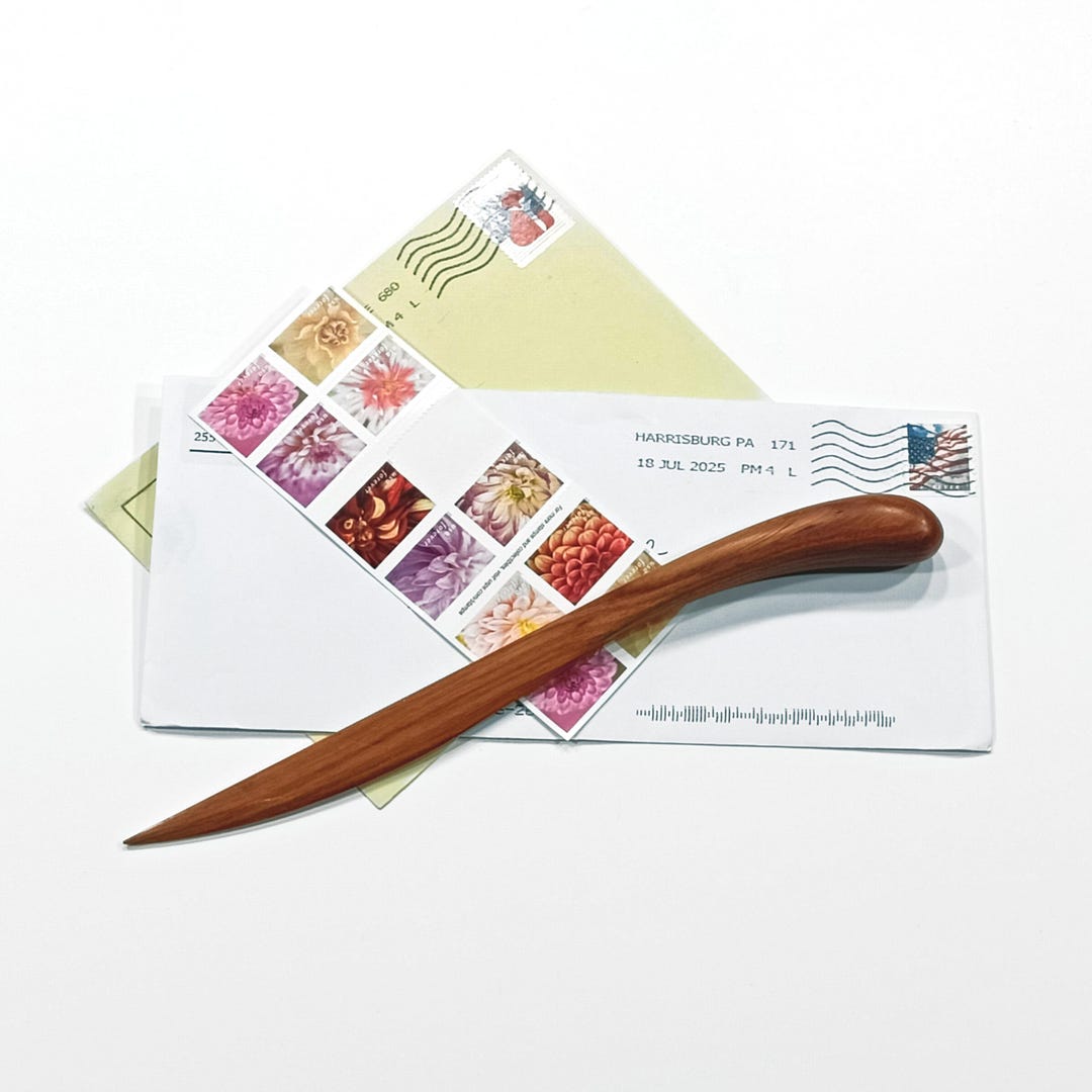 Letter Opener: Wood–one Piece–10 Inches–vintage Envelope Knife - Etsy