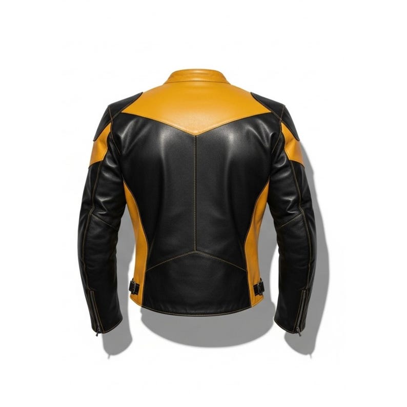 Mens Wolverine Inspired Leather Jacket – X-men Cosplay Biker Jacket ...