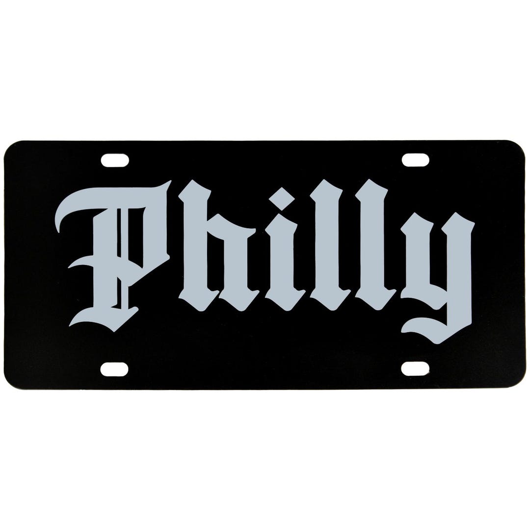 Philly Stainless Steel License Plate Frame With Screw Caps - Etsy