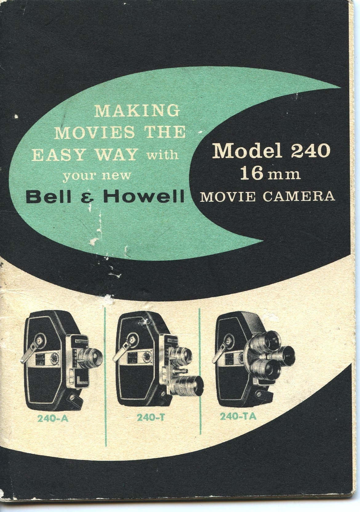 Bell Howell 240 16mm Movie Film Camera Instruction Manual Book ...
