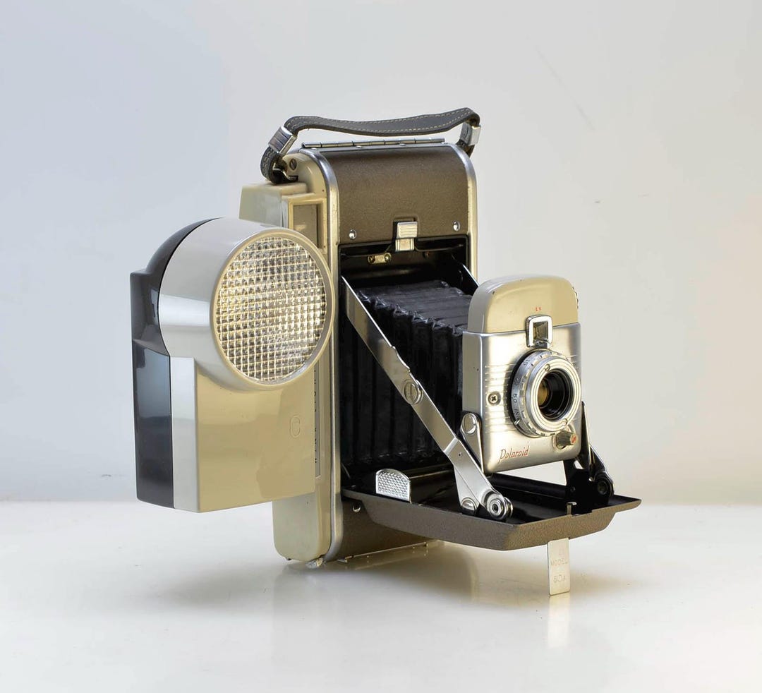 Vintage 1950s Polaroid 80A Highlander Bellows Camera With Accessory ...