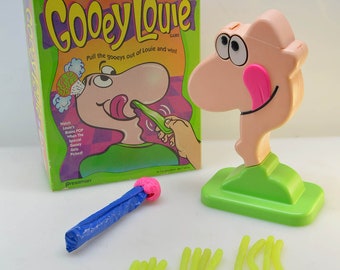 Vintage 1995 Gooey Louie Toy, Drinking Game, Party Game, Brains, Snot ...