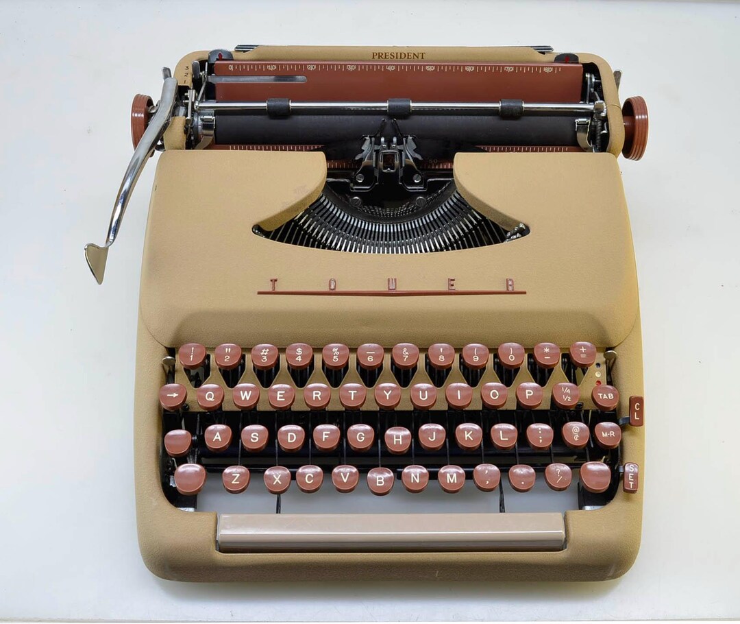 RARE 1958 Tower 'PRESIDENT', Smith-corona Typewriter, Mid-century ...