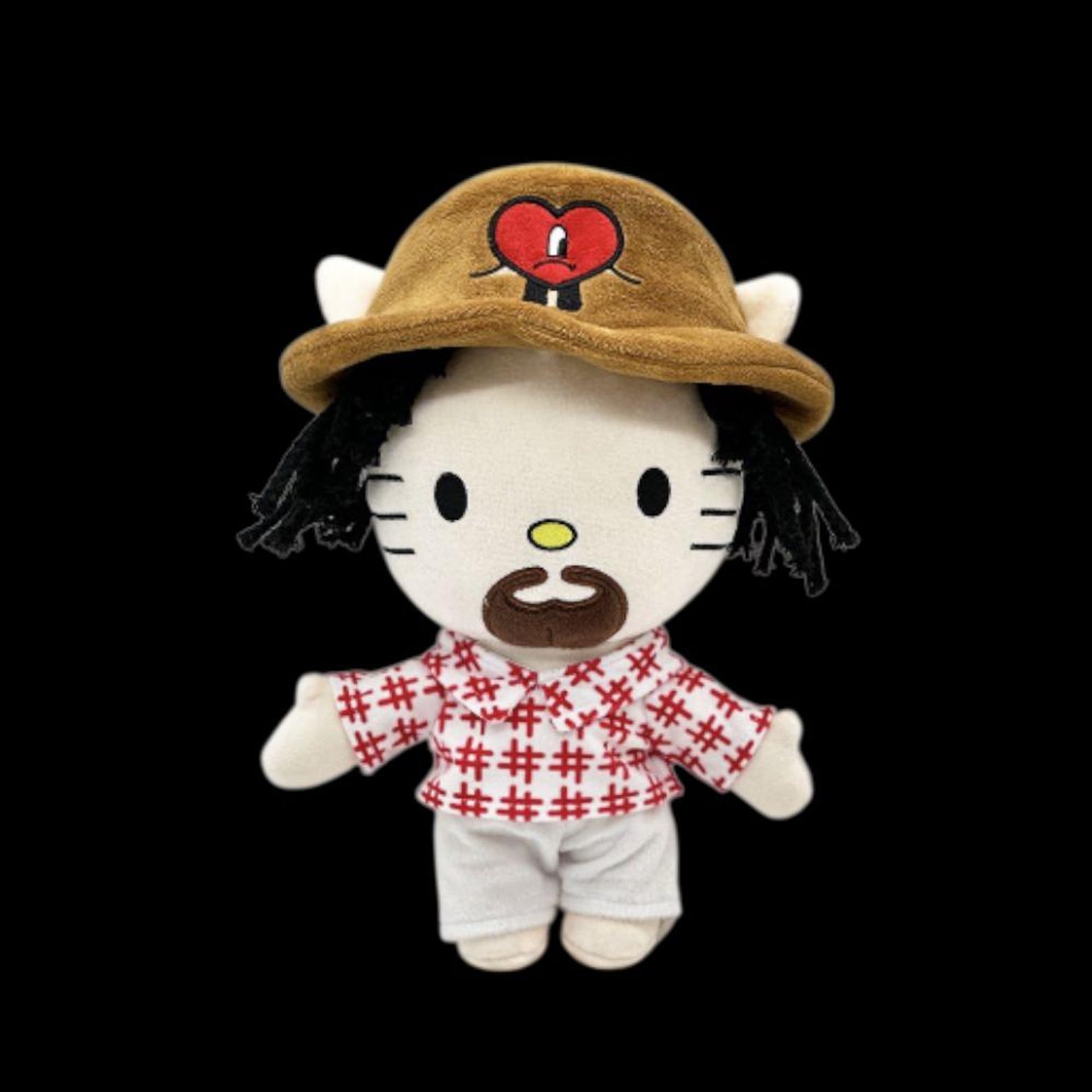 Bad Bunny Hello Kitty Plushie – Reggaeton Collector Doll - Etsy