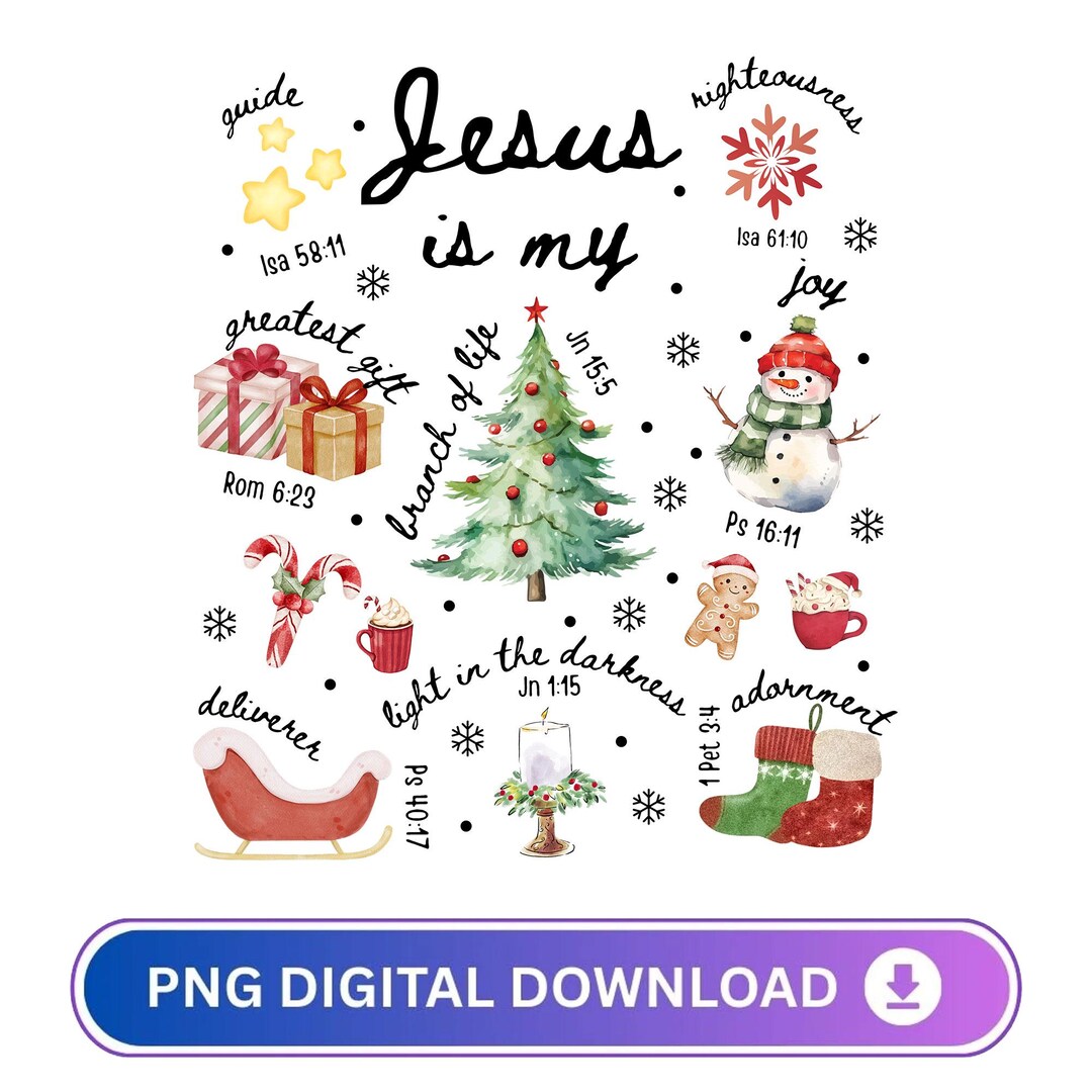 Jesus is My Everything Christmas PNG, Jesus PNG, Christmas Christian ...
