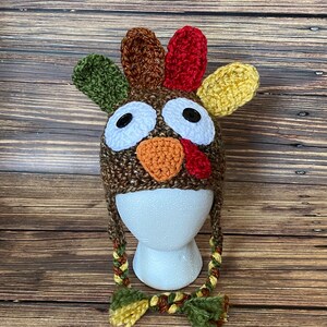 TURKEY Hat Thanksgiving Turkey Trot Hat sizes Preemie-adult - Etsy