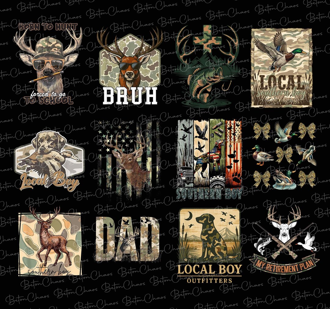 Local Boy Bundle PNG, Deer Hunting Digital Download, Deer Hunting ...