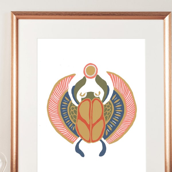 Ra Print Egypt Wall Art Giclee Poster Gouache Illustration Gallery Wall ...