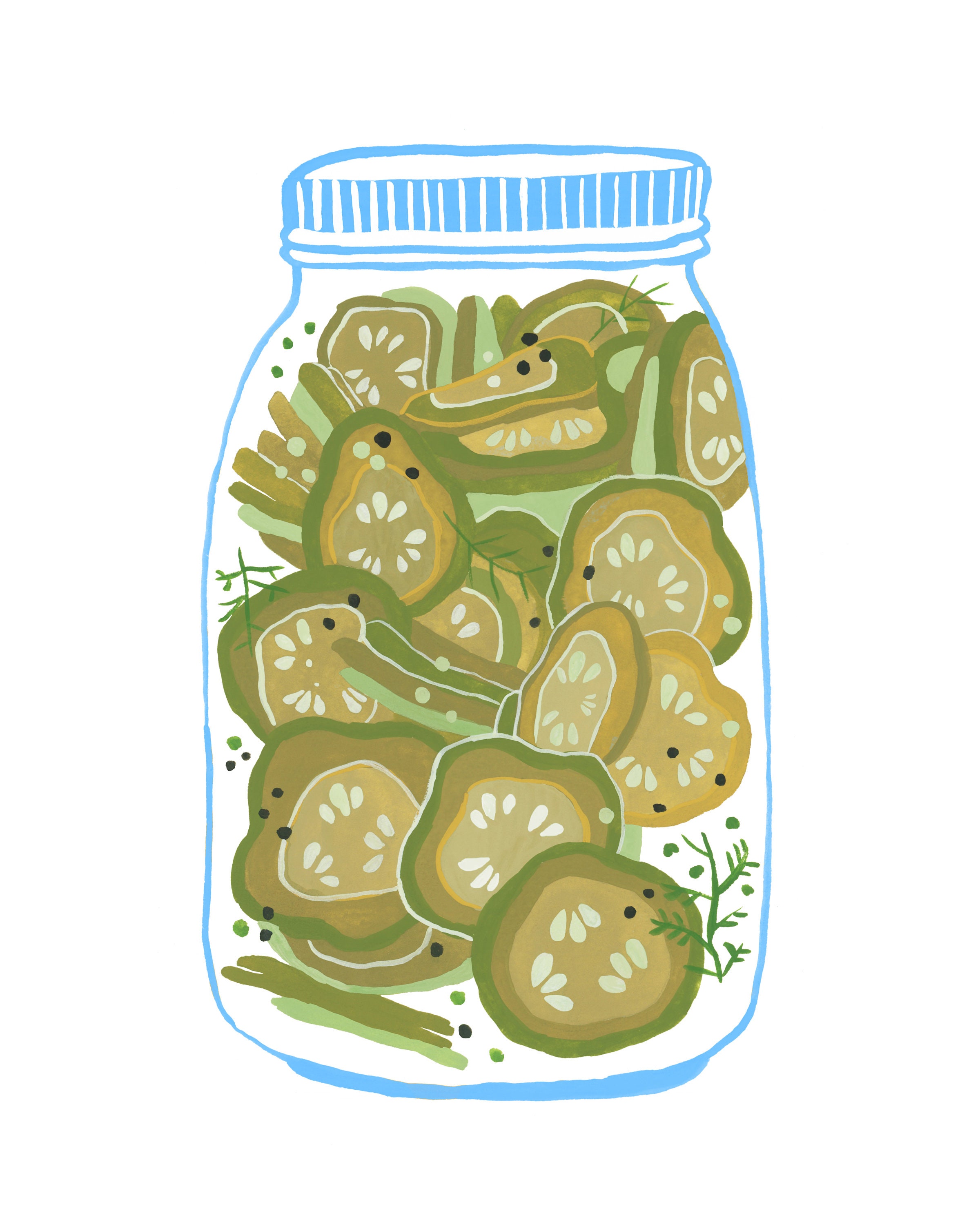 Pickle Jar Drawing