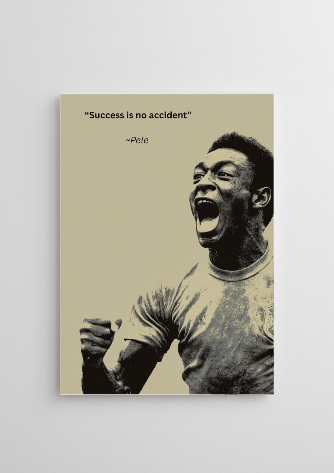 Pele Inspired Soccer Digital Download – Football Legend PNG – Printable ...