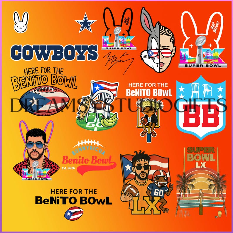 Puerto Rico Pride Coqui Jibaro Football Benito Bowl PNG Bundle - Etsy