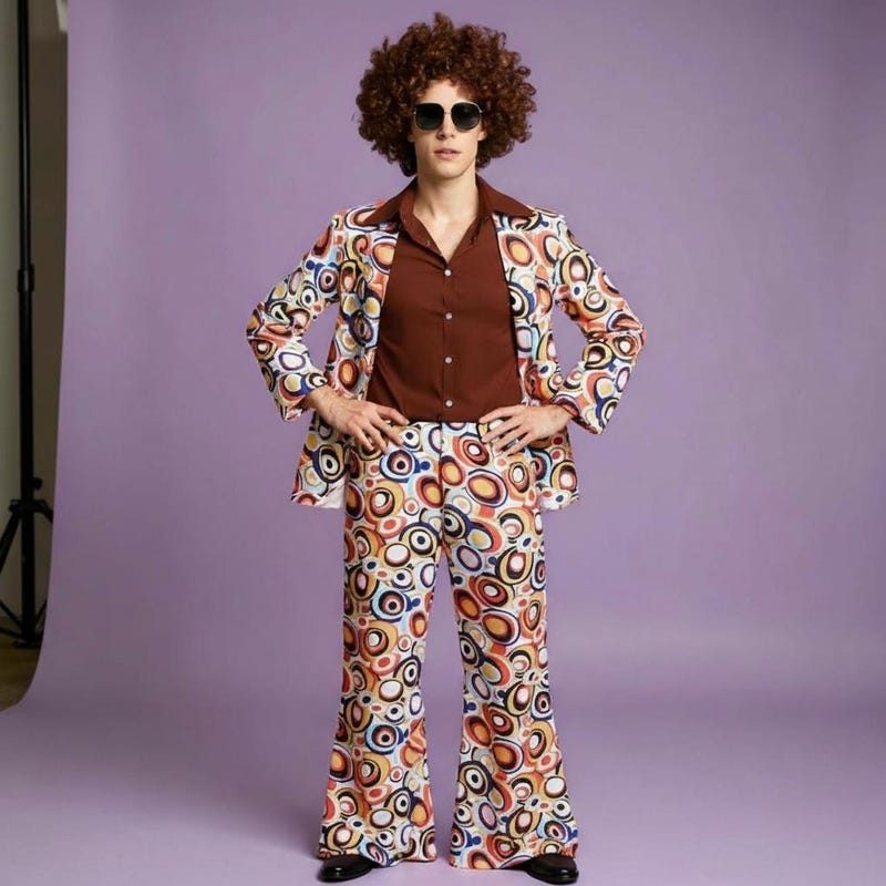 Buy Mens Bell Bottom Costume Pants Online In India - Etsy India